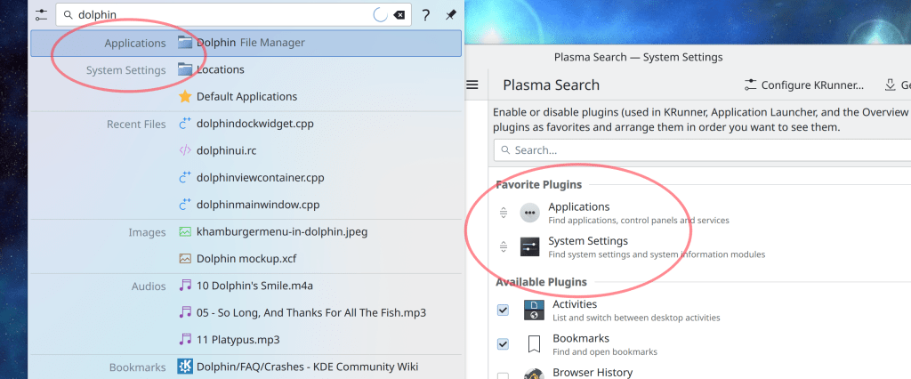 This week in KDE: Custom ordering for KRunner search results – Adventures in Linux and KDE